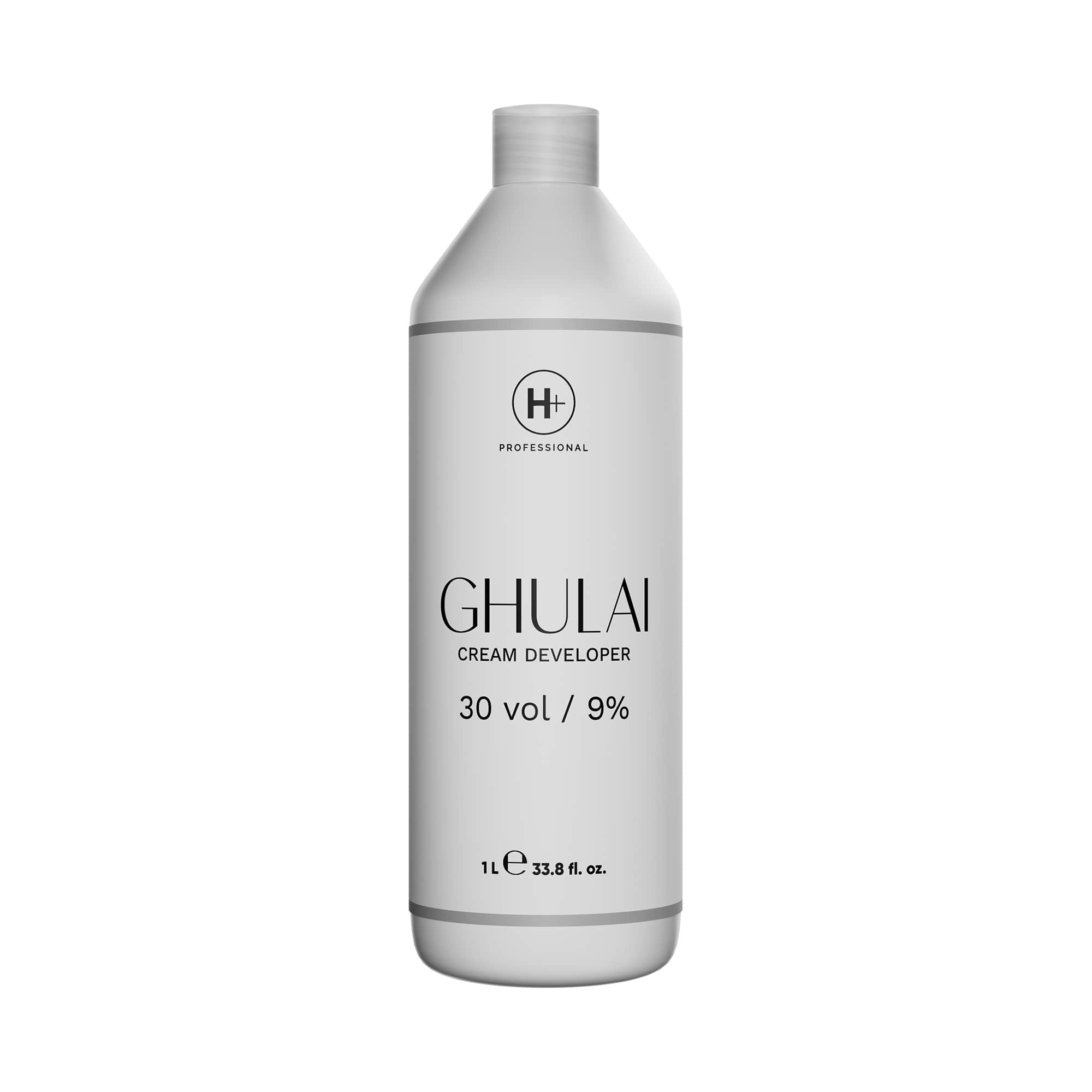 Ghulai 30 Volume Cream Developer 9% - 1000 ml – H+ Professional